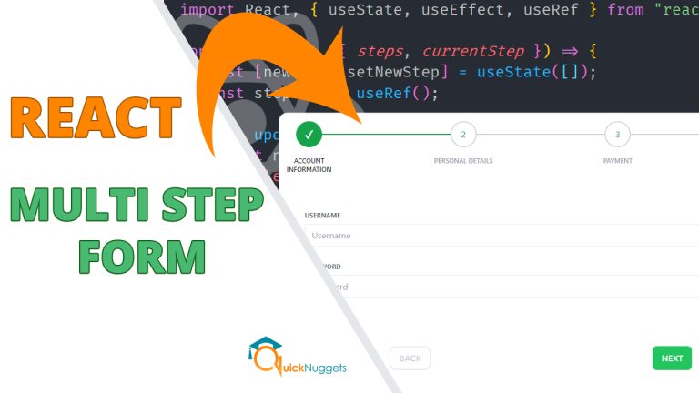 Reusable Stepper with React and Tailwindcss - Quick Nuggets